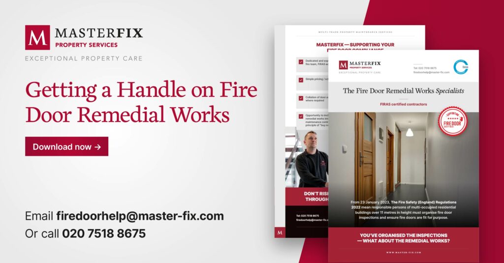 Getting a Handle on Fire Door Remedial Works – Masterfix Property Services